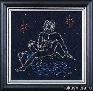 Магия канвы Водолей БГ004