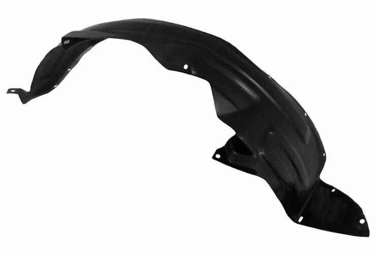 Подкрылок SAT 868111C500, для Hyundai Getz, левый, передняя ось, черный