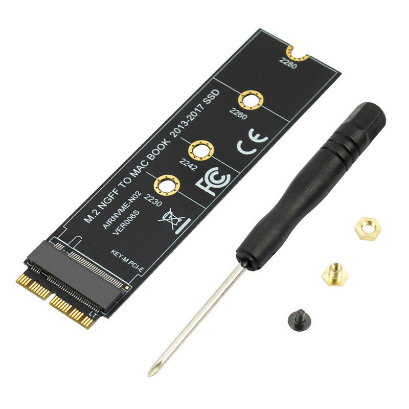 M.2 NVME SSD Convert адаптер карта для MacBook Air Pro Retina 2013-2017 NVME/AHCI SSD комплект для A1465 A1466 A1398 A1502