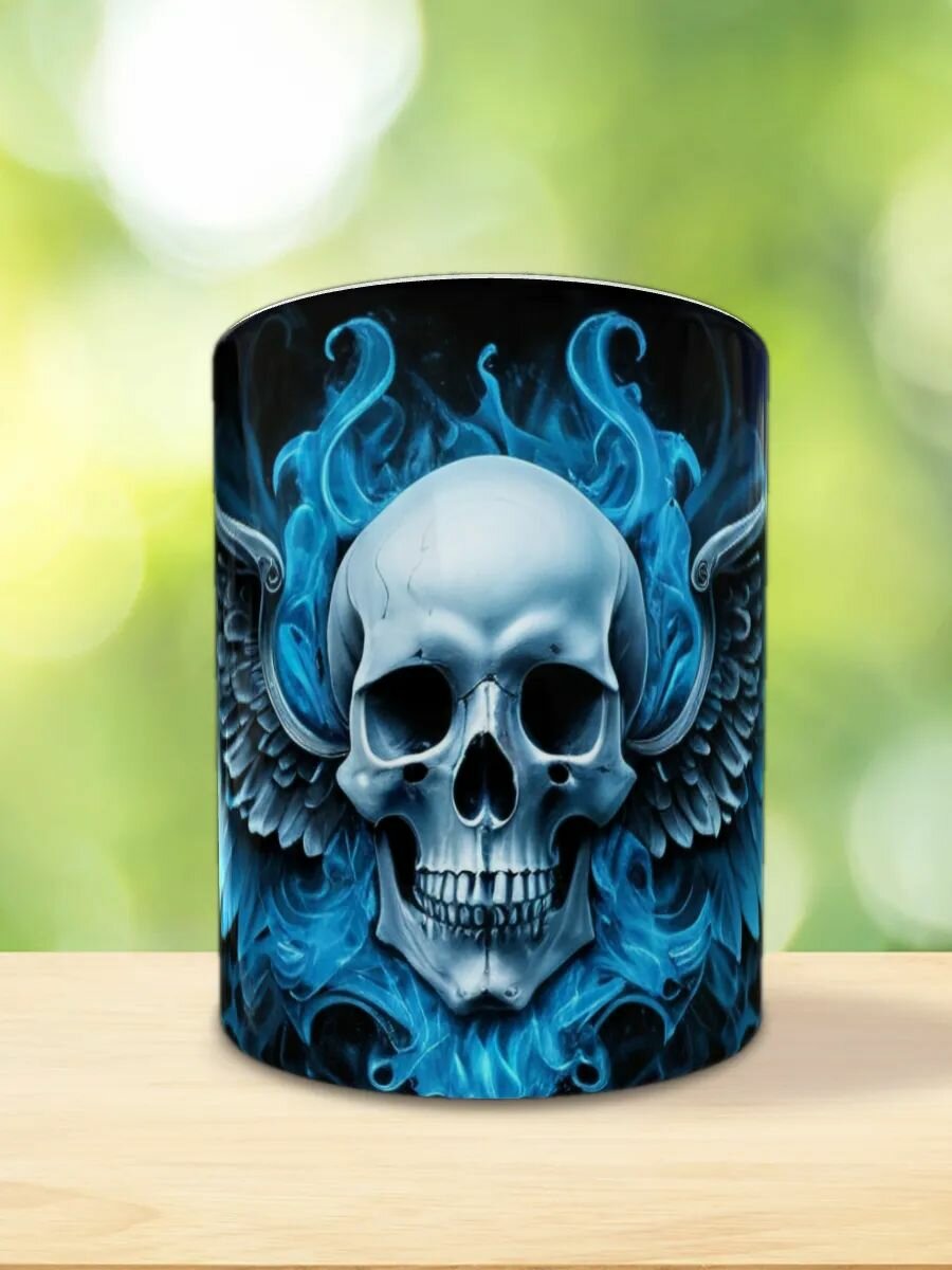 Кружка Winged skull