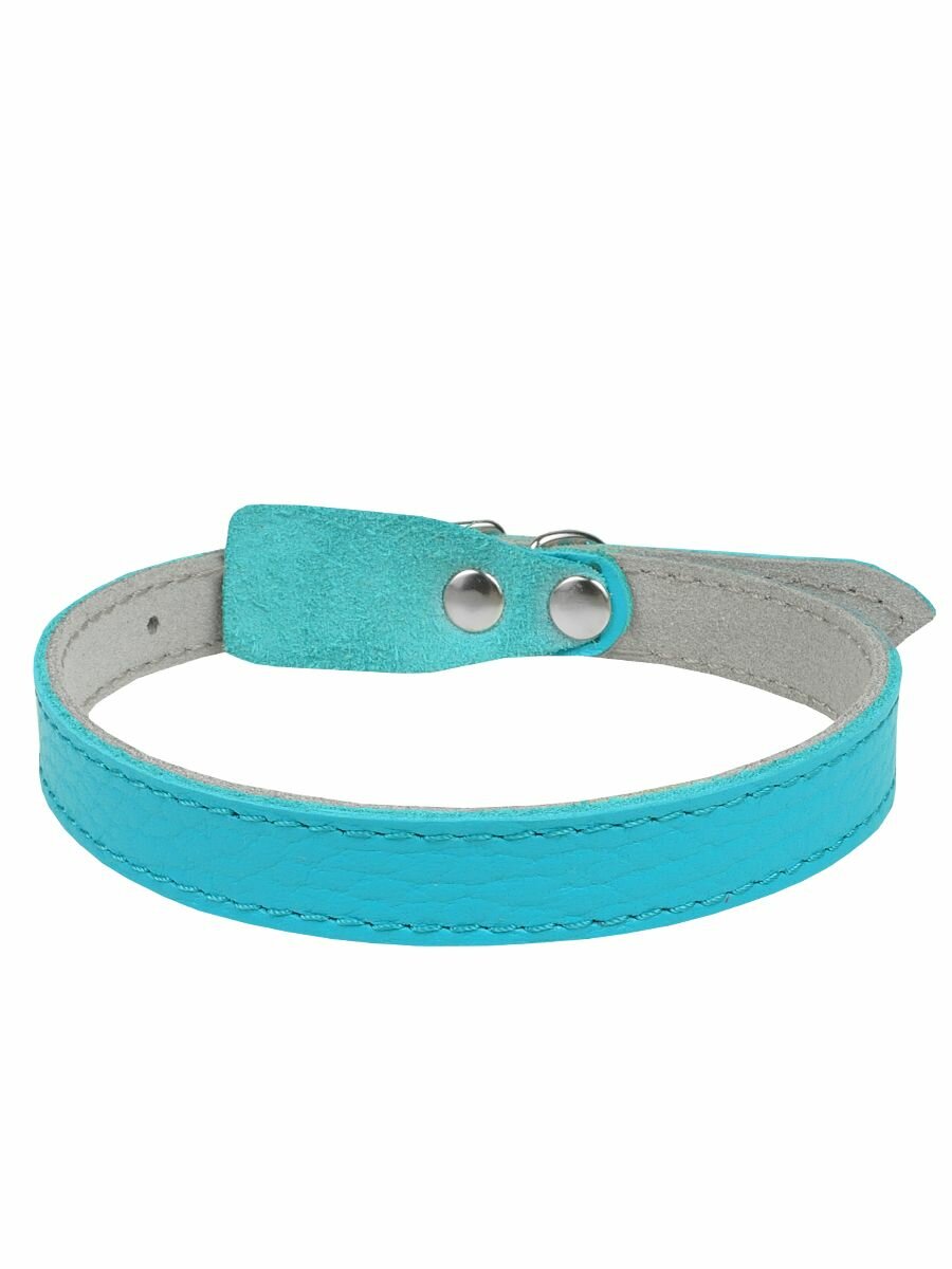 Ошейник кожаный двухслойный CHOKERZ для кошек и маленьких собак, на шею 24-30 см