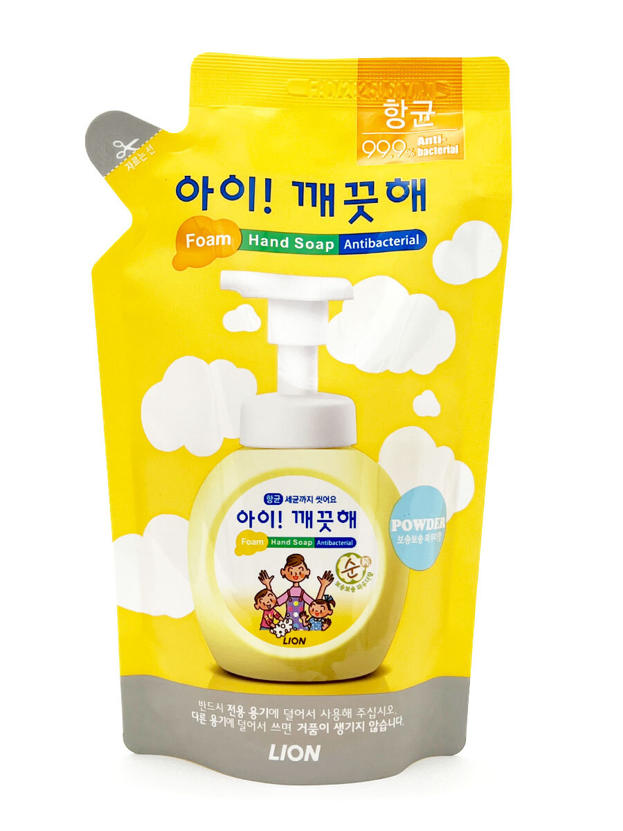 LION Жидкое пенное мыло для рук для чувствительной кожи Ai Kekute Foaming Handsoap Sensitive, 200 мл