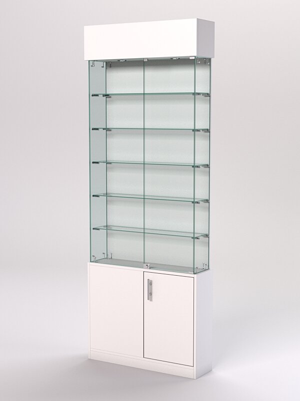 Витрина "вейп" №1 левосторонняя, Белый. Производитель товара - компания Westcom.