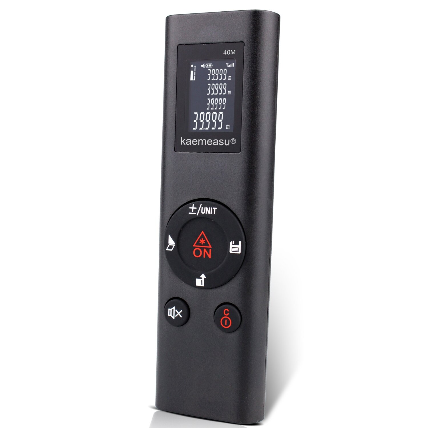 Kaemeasu KM-H6 дальномер 40 метров высокоточный инфракрасный прибор для измерения в помещении электронная линейка зарядка через USB