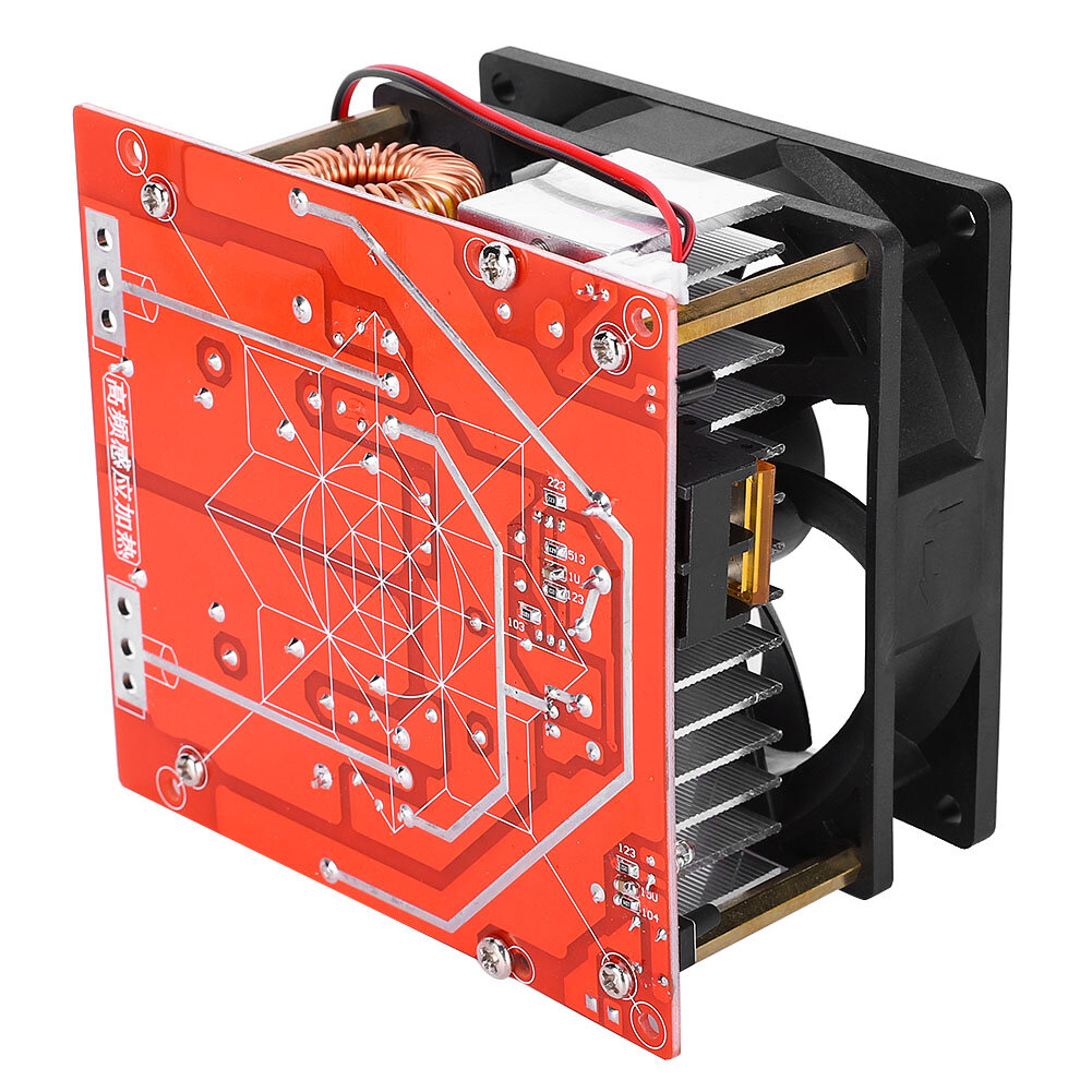 Модуль ZVS DC24V-36V 500W низковольтная индукционная нагревательная плата с вентилятором и катушкой