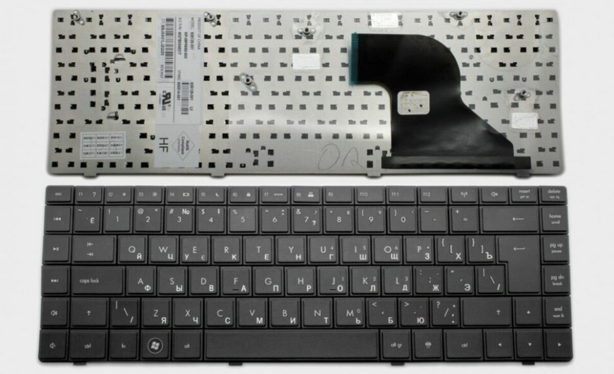 Клавиатура HP Compaq 620, 625, CQ620 (чёрная)