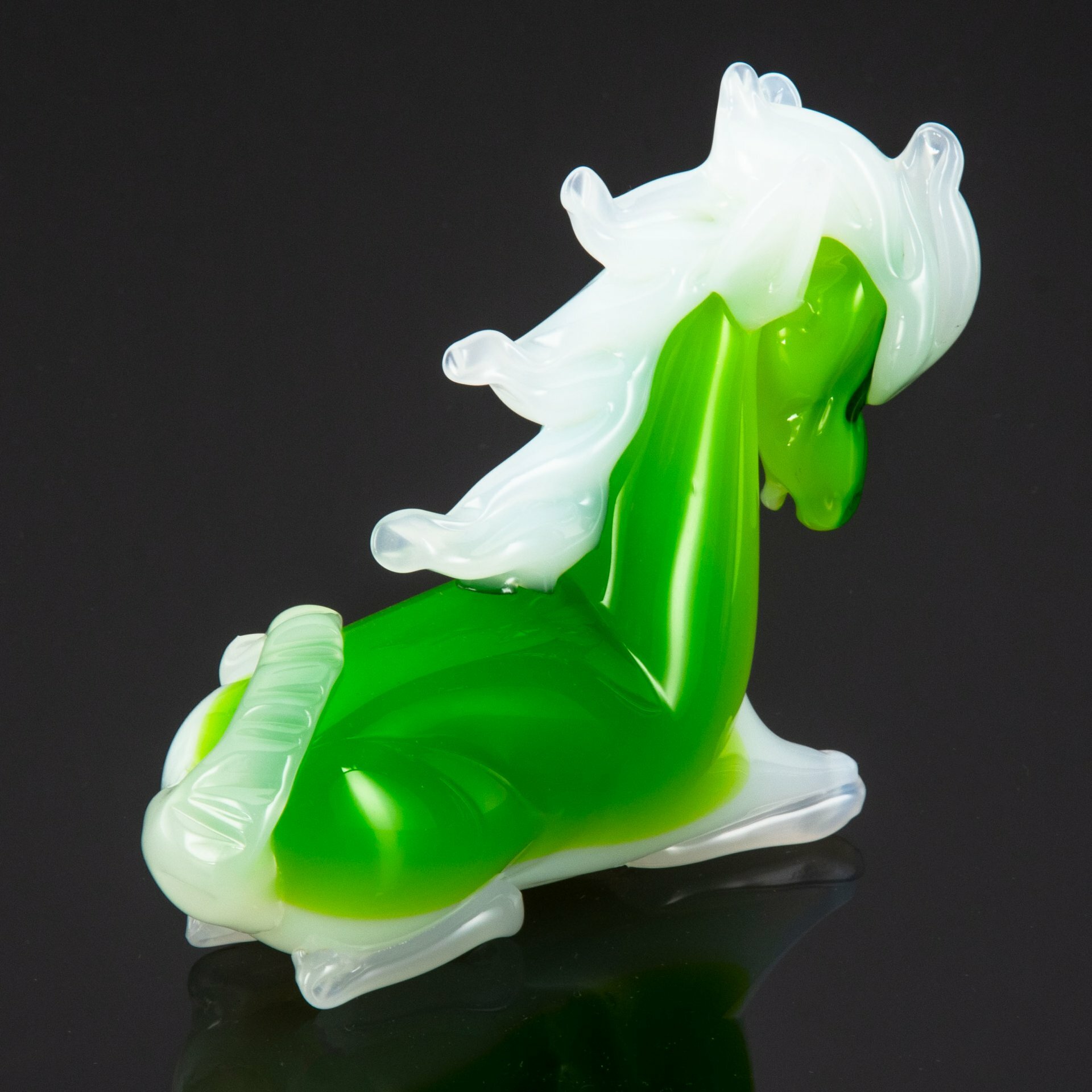 Статуэтка "Лошадь", стекло, гутная техника, Муранское стекло, Италия, 1950-1960 гг.