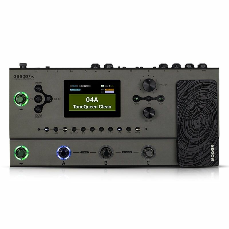 Синтезатор электрогитары MOOER GE200pro (mooer moral ge200pro) с акустическим магнитофоном, имитирующим циклический барабанный аккомпаниатор