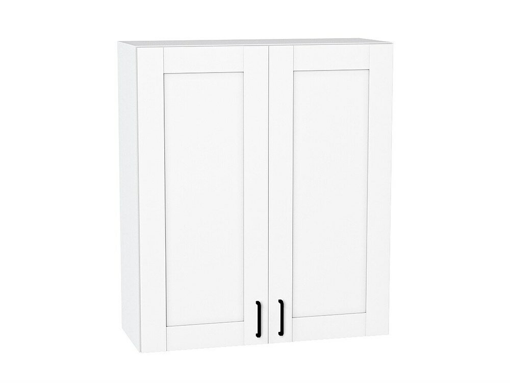 VVT Шкаф верхний с 2-мя дверцами Лофт Белый, Super White, 920, 800 В*Ш*Г 920*800*320, фасад МДФ Super White, корпус Белый Super White