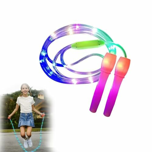 Скакалка со светом случайного цвета