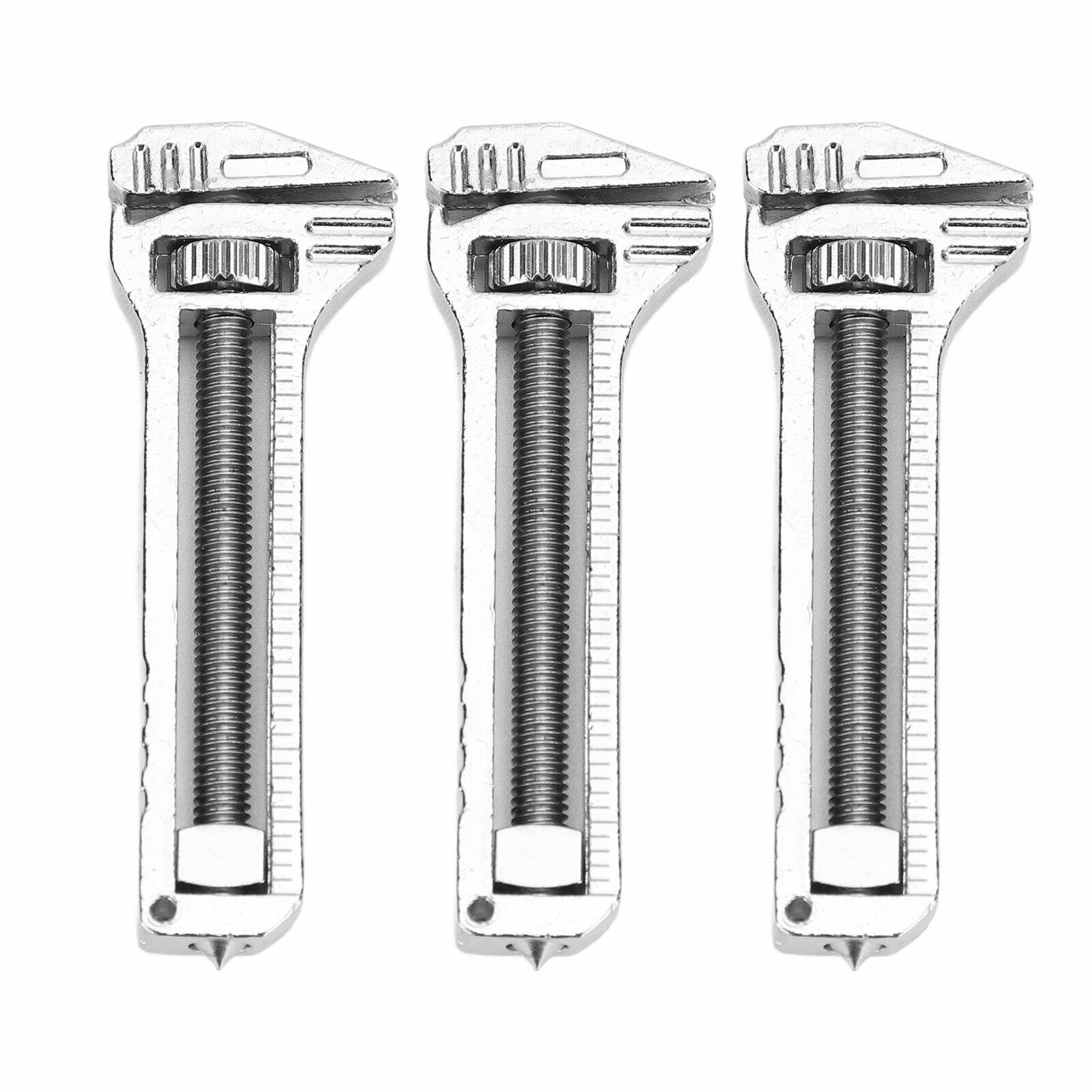 Мини-мультитул 3 шт, разводной ключ + открывалка, для походов и дома,