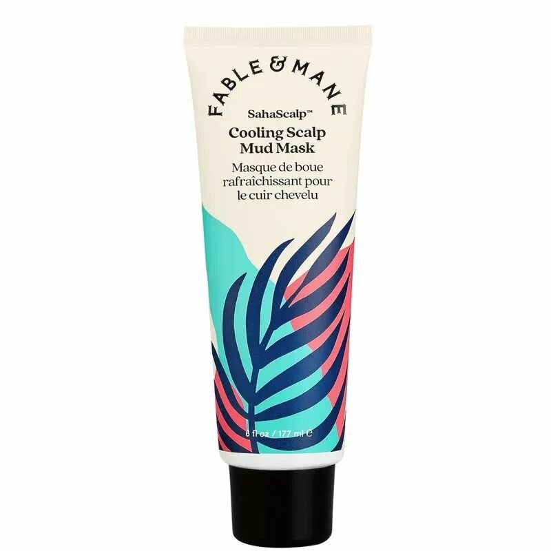 Охлаждающая успокаивающая маска для кожи головы Fable & Mane Cooling Scalp Mud Mask 177ml