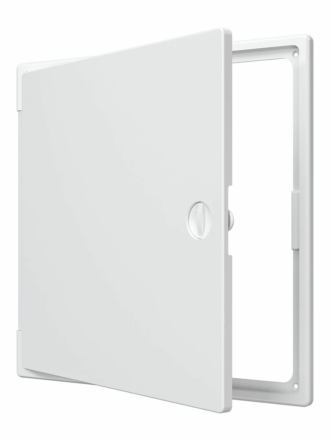 Люк ревизионный ЛТП накладной ручка-задвижка 300х300 пластик EVECS