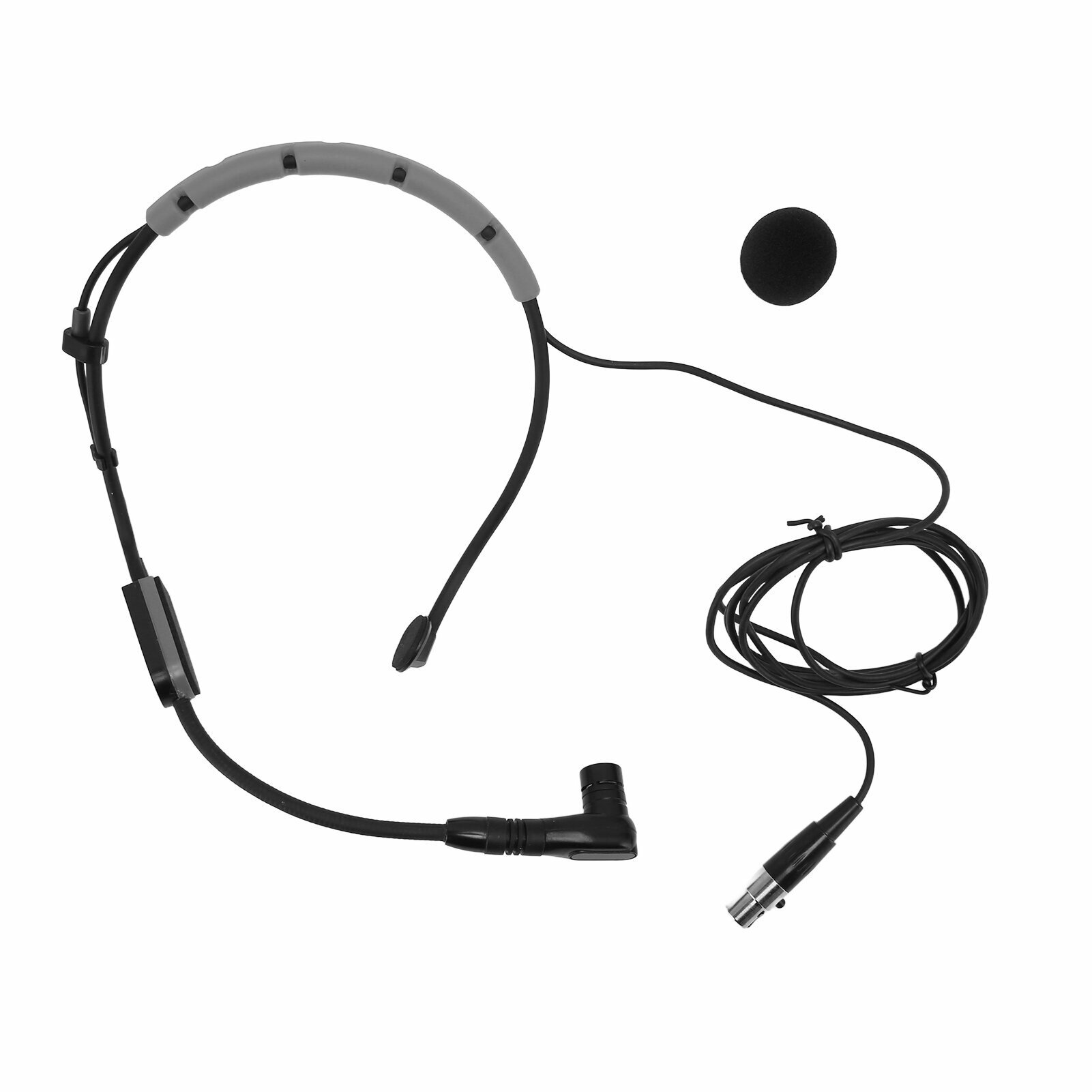 Headworn Condenser Microphone Hydrophobic Structure Fitness Headset Microphone for PGA31 SM31 SM35 Gray