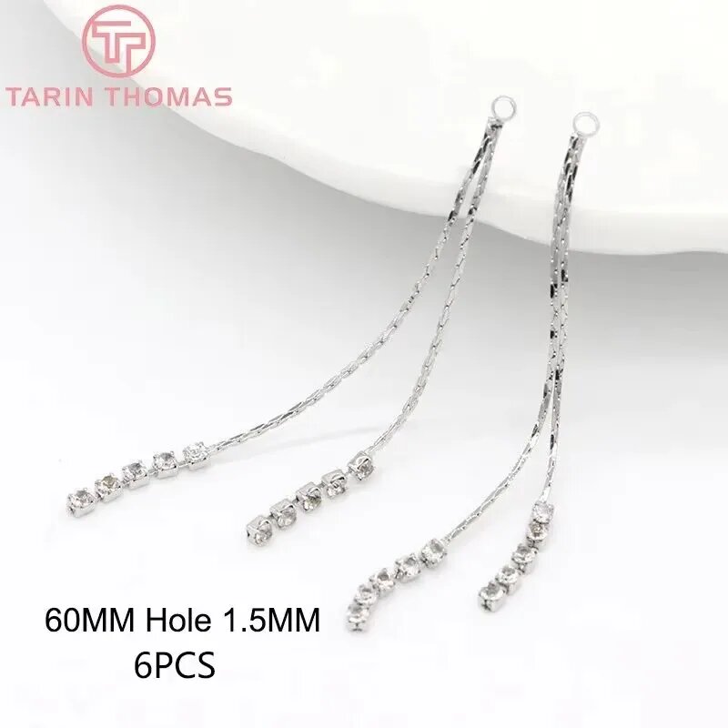 Серьги с кисточкой TARIN THOMAS, 60мм, 1.5мм, 6PCS, 143
