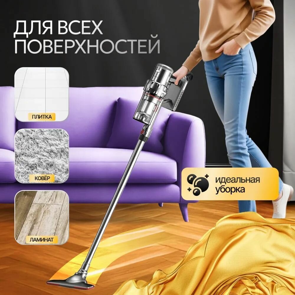 Вертикальный пылесос — фото 1