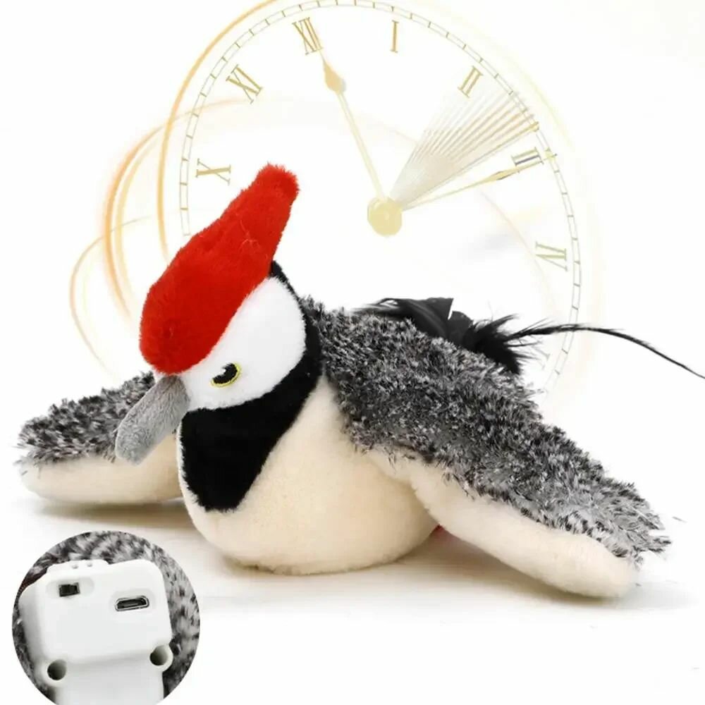 Игрушка-птица с движением крыльев для кошек