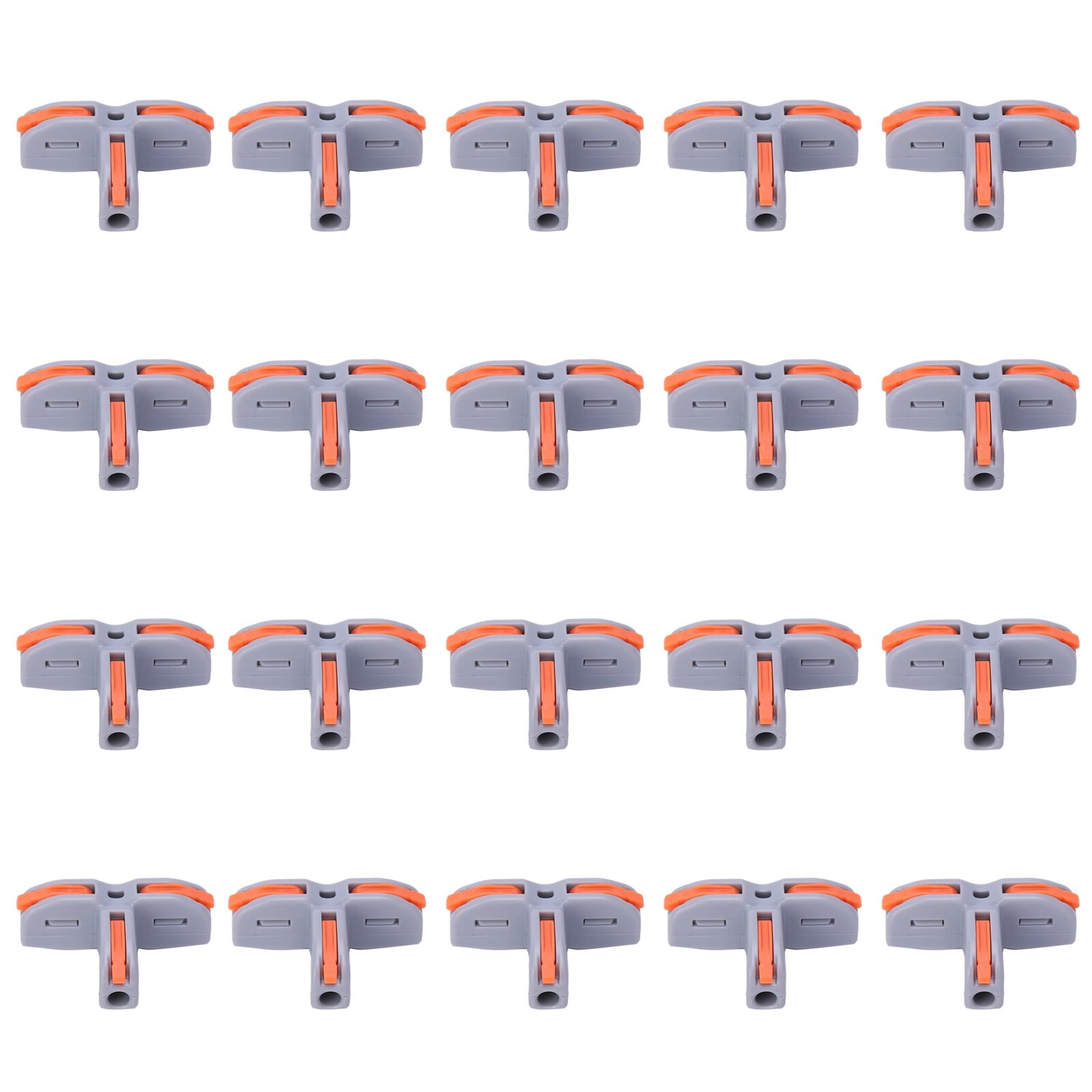 20шт Т-образных клеммных разветвителей pushType