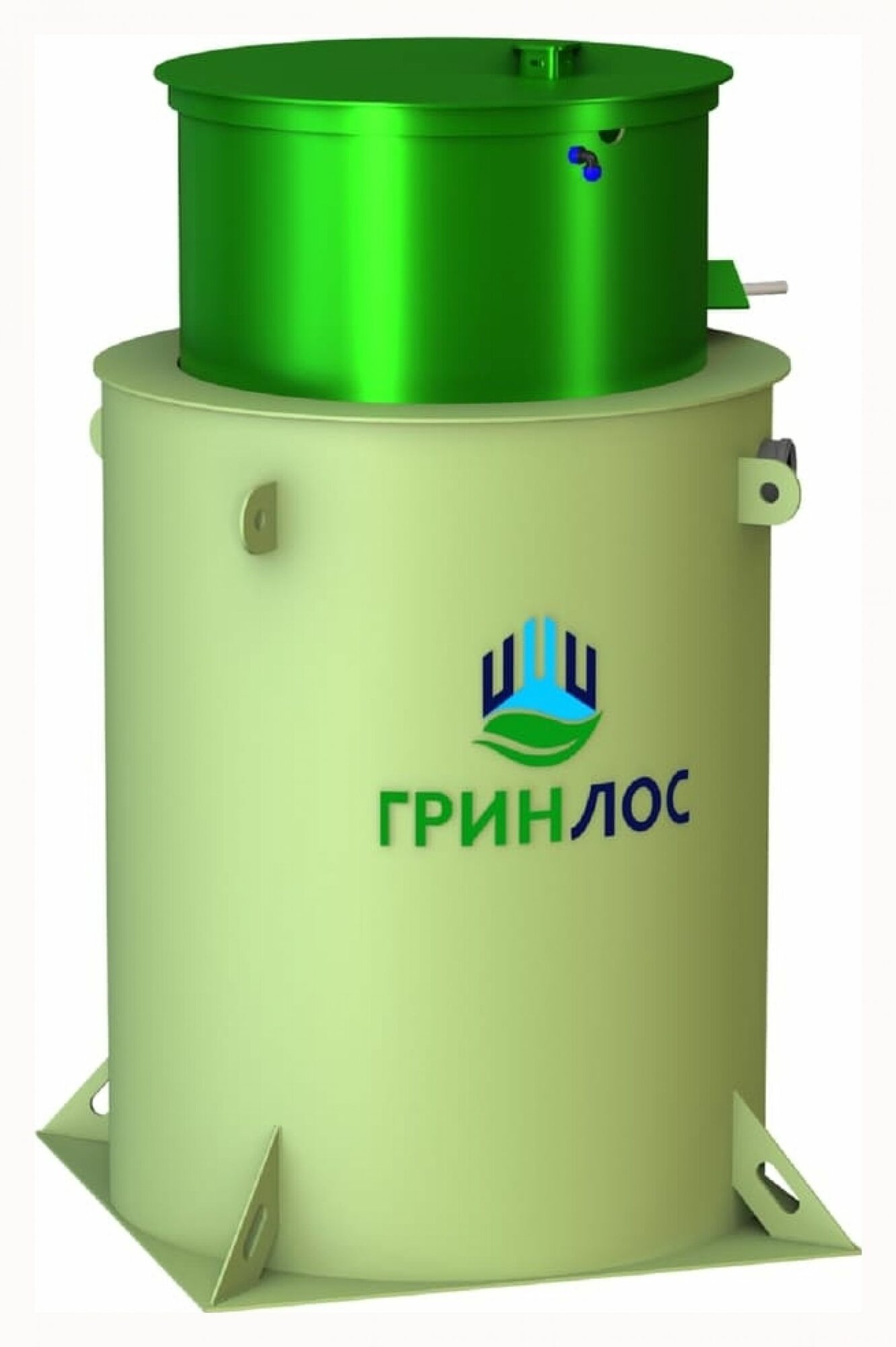 Септик для дома гринлос Аэро 5 Пр (1 м3/сут, с насосом, на 5 человек)