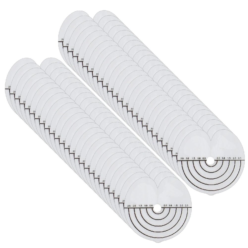 Теплозащитные диски ПВХ для наращивания волос 50 шт