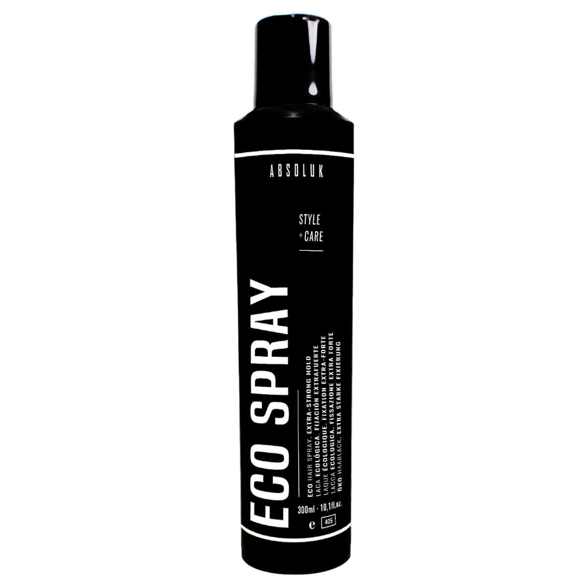 Эко-лак для волос модульной фиксации Absoluk Style&Care Eco Hair Spray Extra Strong Hold, 300 мл