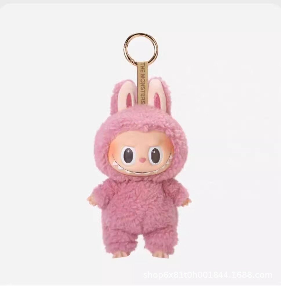 Монстр LABUBU Chestnut Cocoa 1-го поколения THE MONSTERS - Exciting Macaron, игрушка Лабубу, реплика 17 см