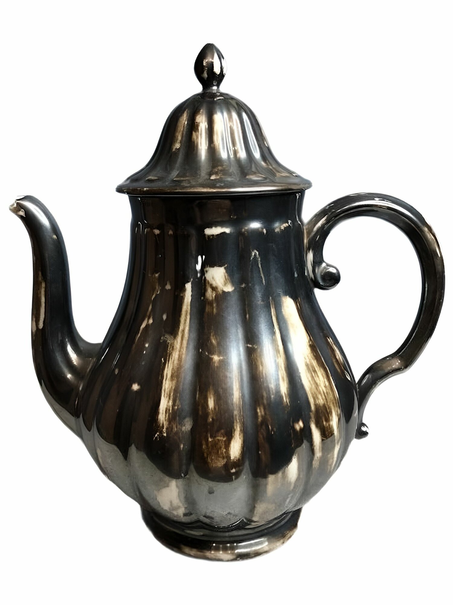 Чайник антикварный Thomas(Rosenthal), Бавария, 20-е г. Германия "жозефина", 1.6л, стиль "ампир", фарфор. Дефект!