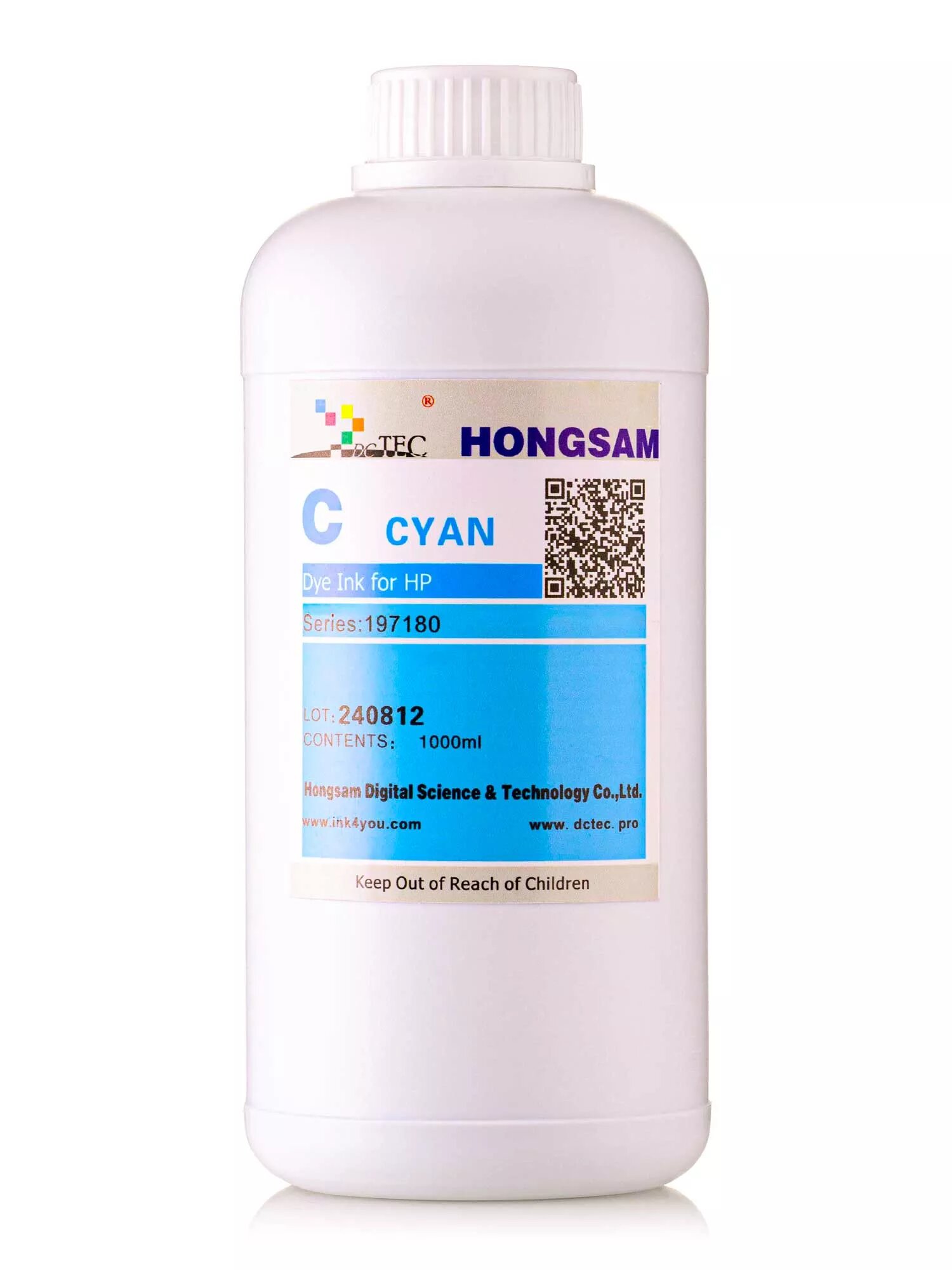 Чернила для принтера HP DesignJet T610, T620, T770, T790, T795, T1100, T1120, T1200, T1300, T2300, HP 72, 1000 мл, голубые