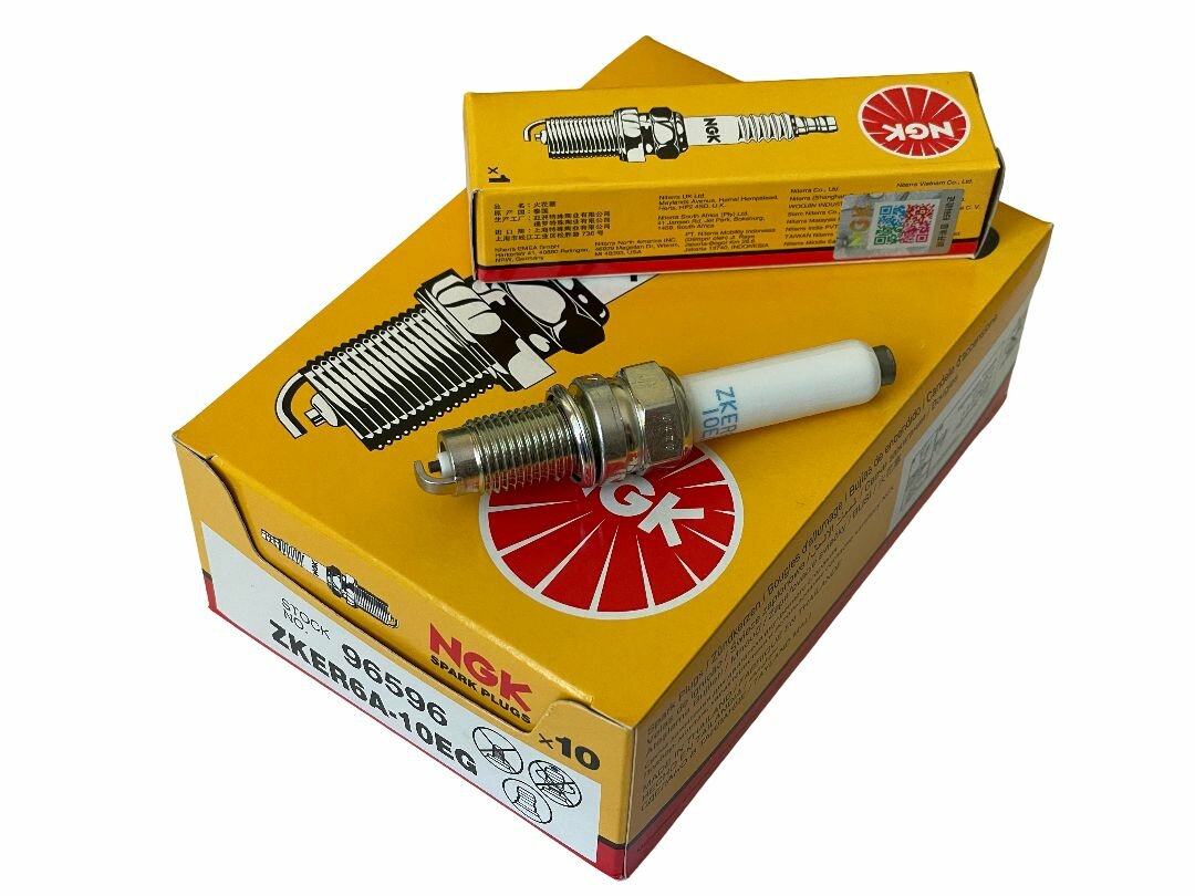 Свечи зажигания NGK ZKER6A-10EG 96596 (Оригинал 100%), 1шт