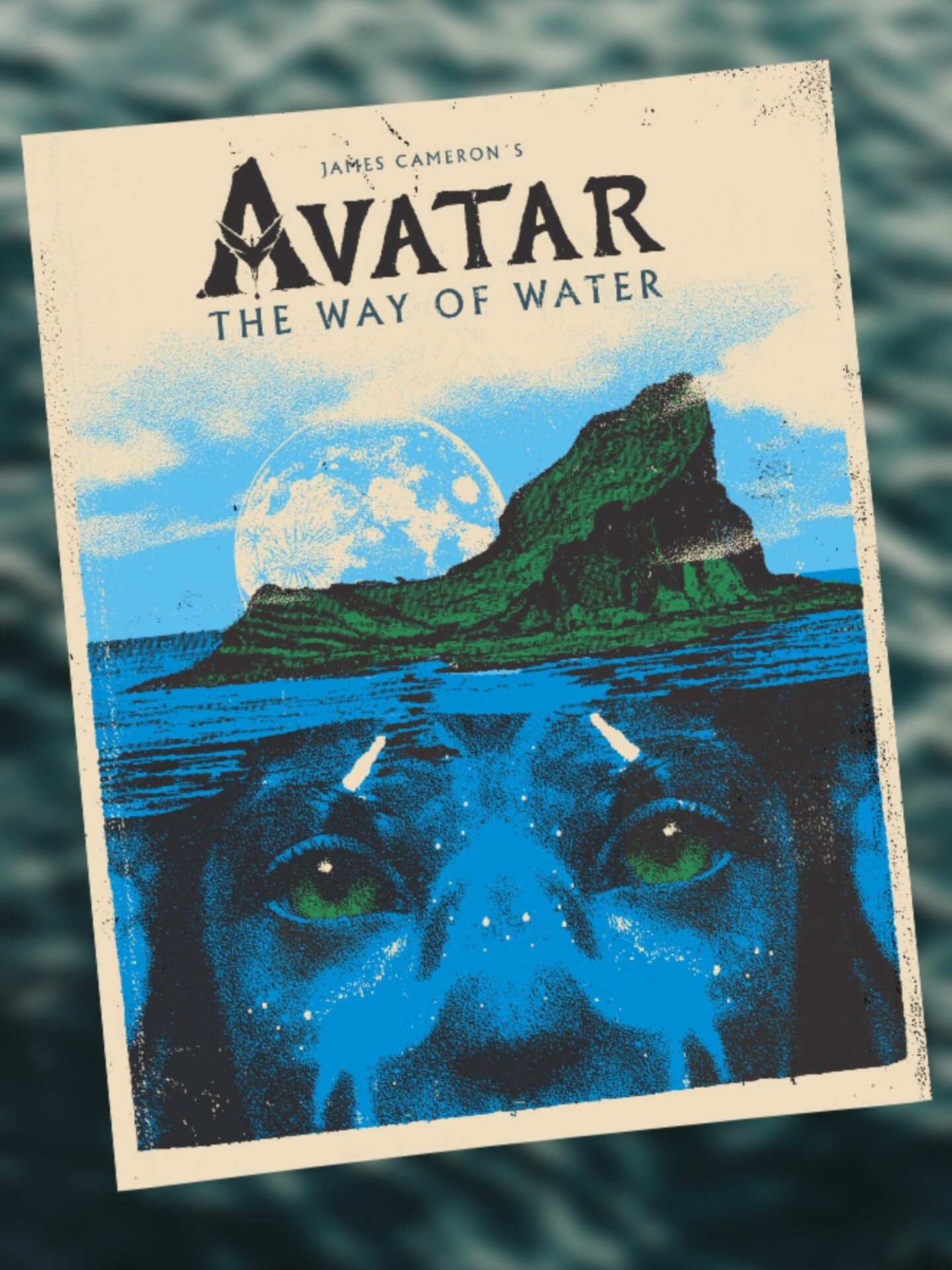 Постер pinterest "Аватар: Путь воды", 29.7х42см, А3, глянцевый