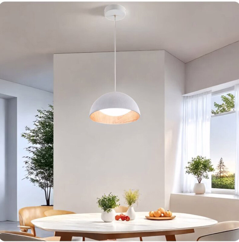 Люстра LED, круглая, 40W, чёрный, акрил, мощность лампочки 40 W, IP20, 30 см, регулируемая высота — фото 1