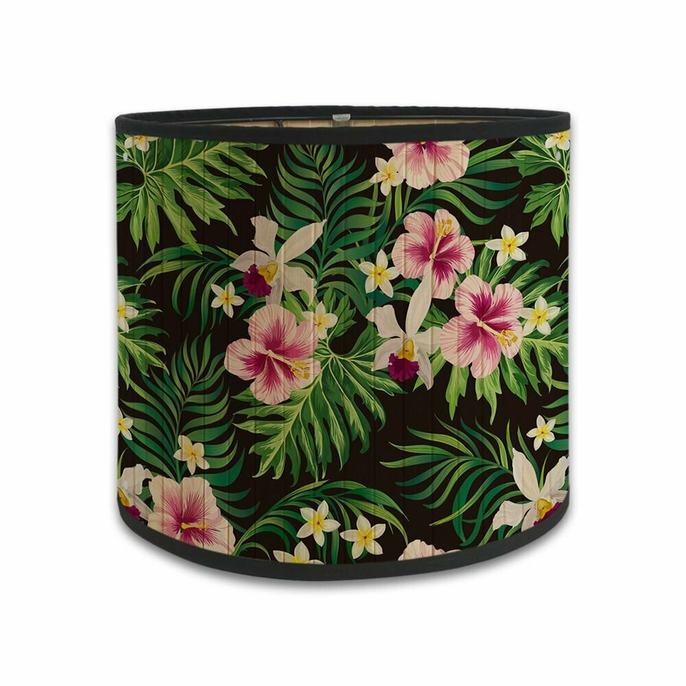 Круглый абажур-барабан (30 см) для настольных и торшерных ламп