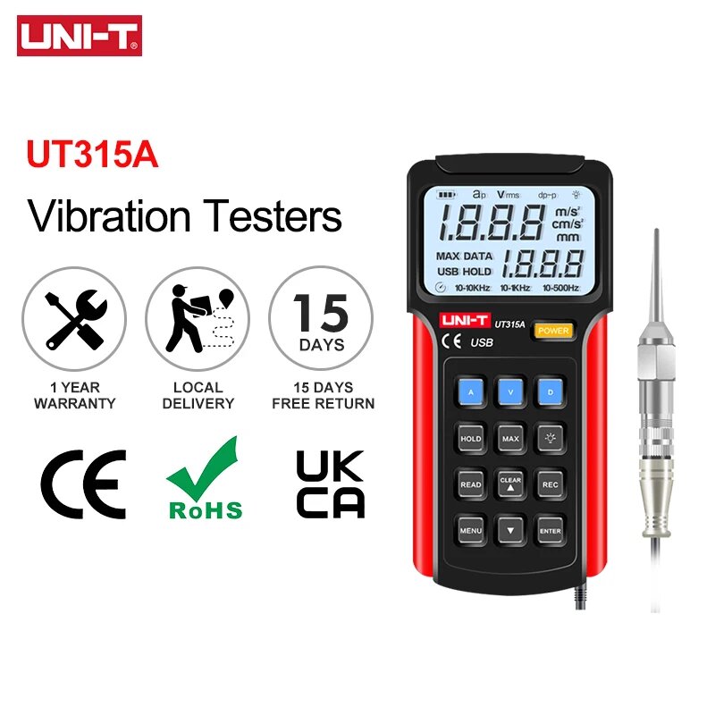 UNI-T UT315A Цифровой вибрационный тестер