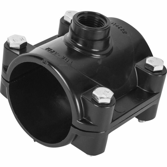 ПЭ Седелка с резьбовым отводом 63-1" /Гидропласт