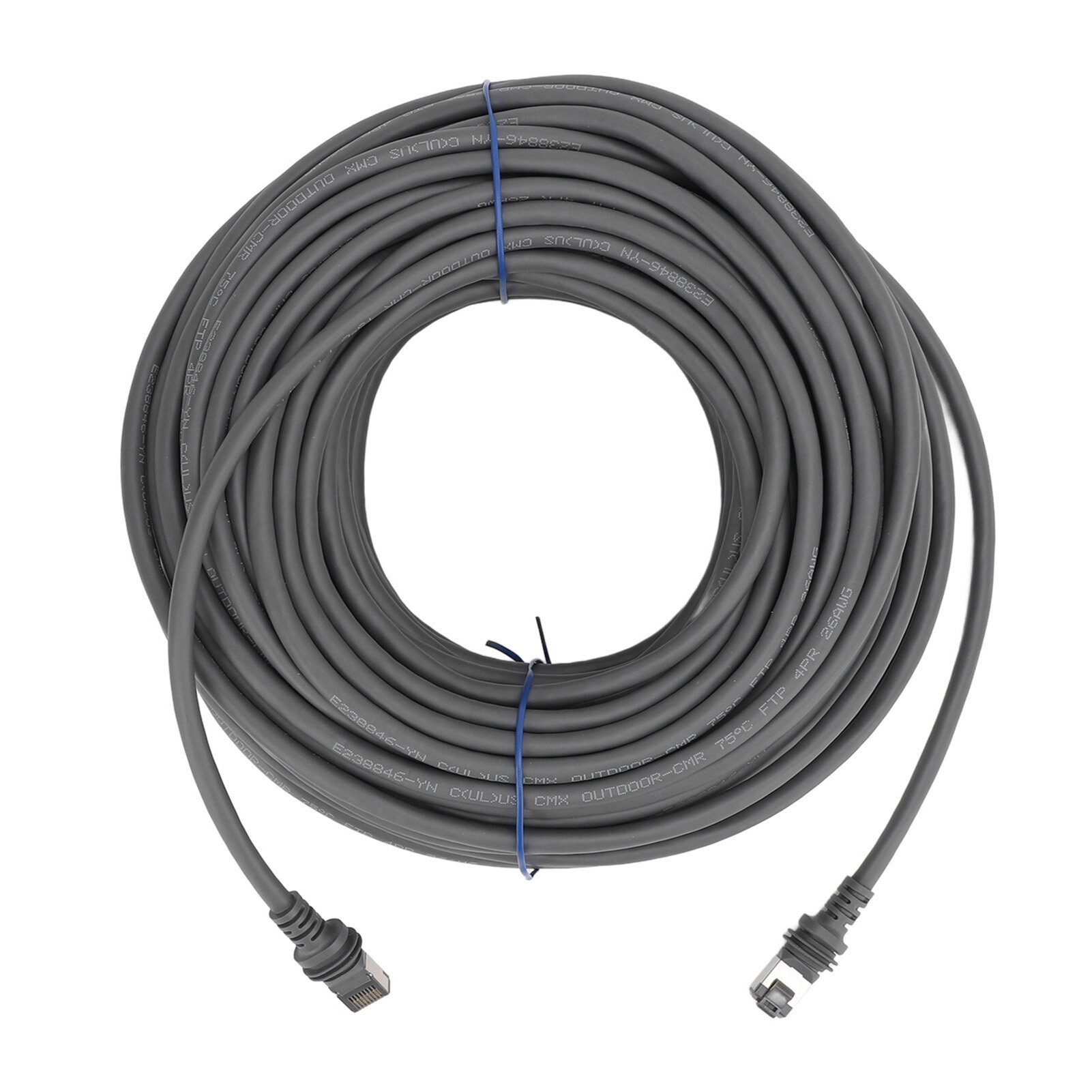 Сменный кабель для удлинителя спутникового кабеля Gen 3 V3 прямоугольной формы, стандарт CAT6, скорость 2000 Мбит/с, степень защиты IP68, водостойкость, длина 45,72 м / 150 футов.