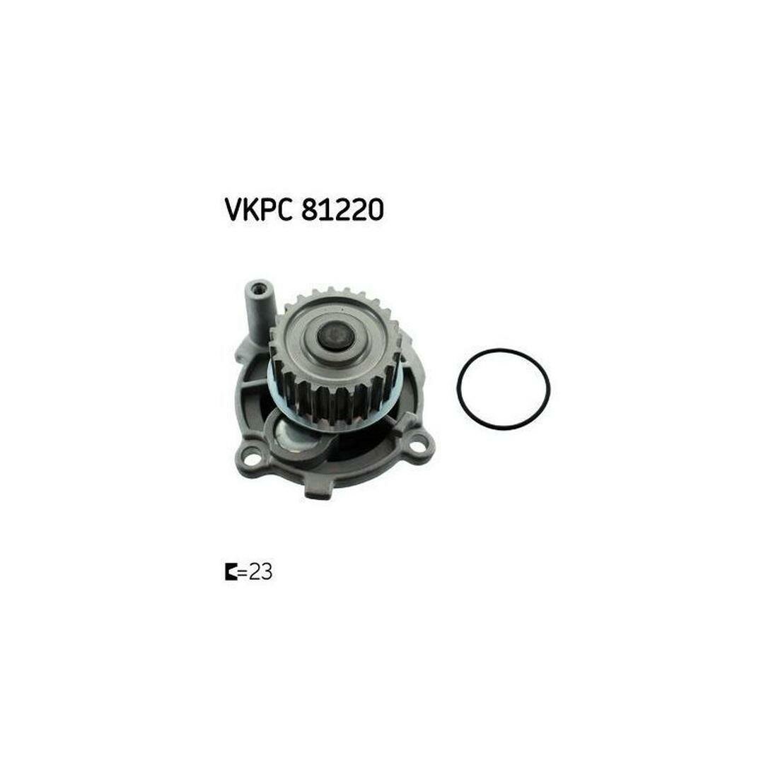 Насос водяной для автомобилей SKF VKPC81220, в упаковке 1 шт.
