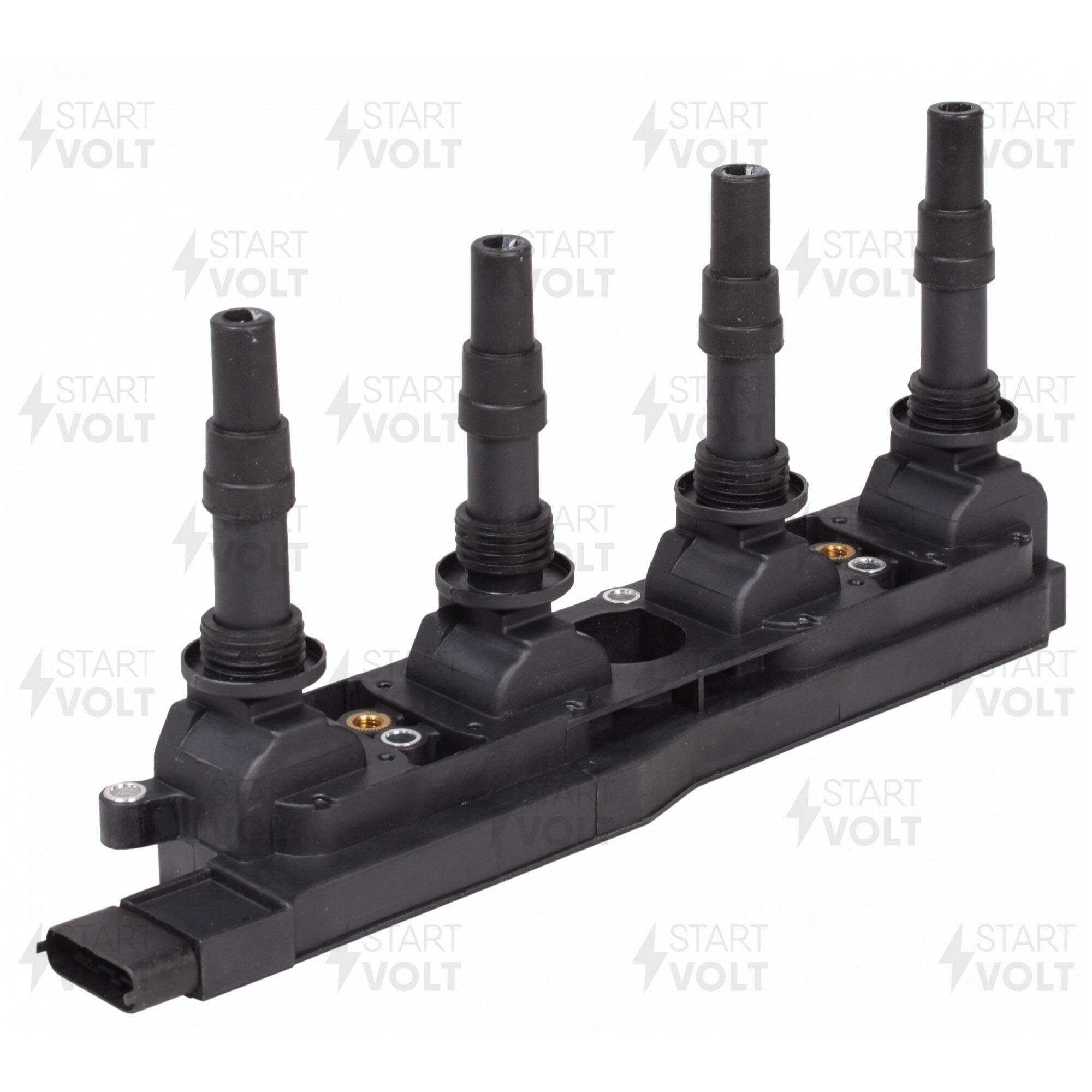 Startvolt катушка зажигания для а/м opel astra g (02-)/h (04-)/vectra c (02-) 1.8i (sс 21h8) sc21h8