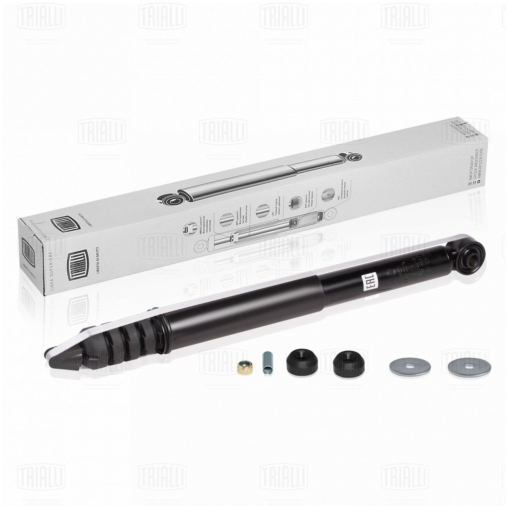 Trialli амортизатор для а/м renault sandero stepway (14-) задн. (ag 09511) ag09511
