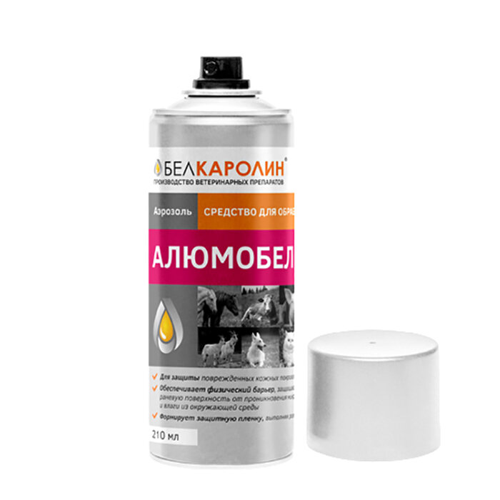 "АлюмоБел SP" Спрей для обработки ран всех видов животных, объем 210мл