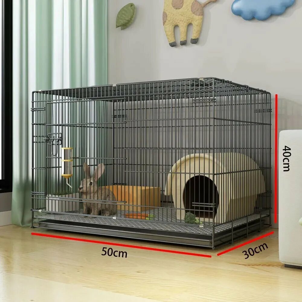 KNOW EASY-Однослойная металлическая клетка для кроликов