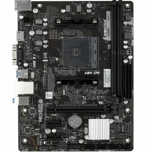 Материнская плата Biostar A320MH (BULK) (A320MH (BULK)) - AM4, AMD A320, 2xDDR4-2933 МГц, 1xPCI-Ex16, Micro-ATX