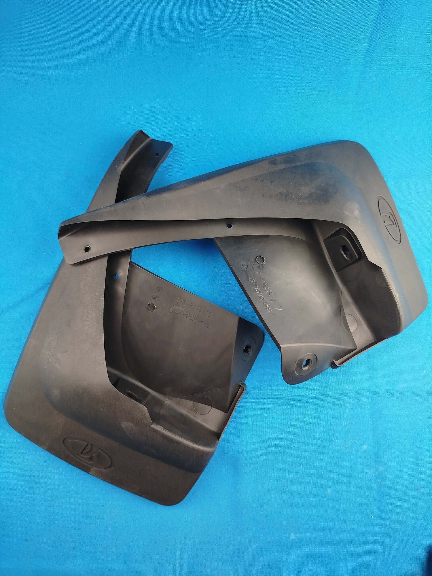 Брызговики задние "LECAR" для а/м Калина (пара)