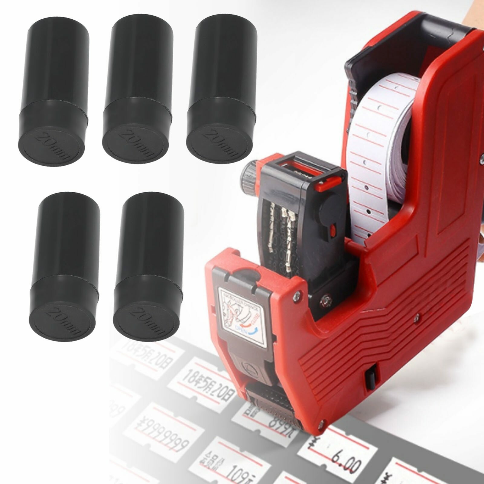 5 шт рулоны чернил для этикетировщика