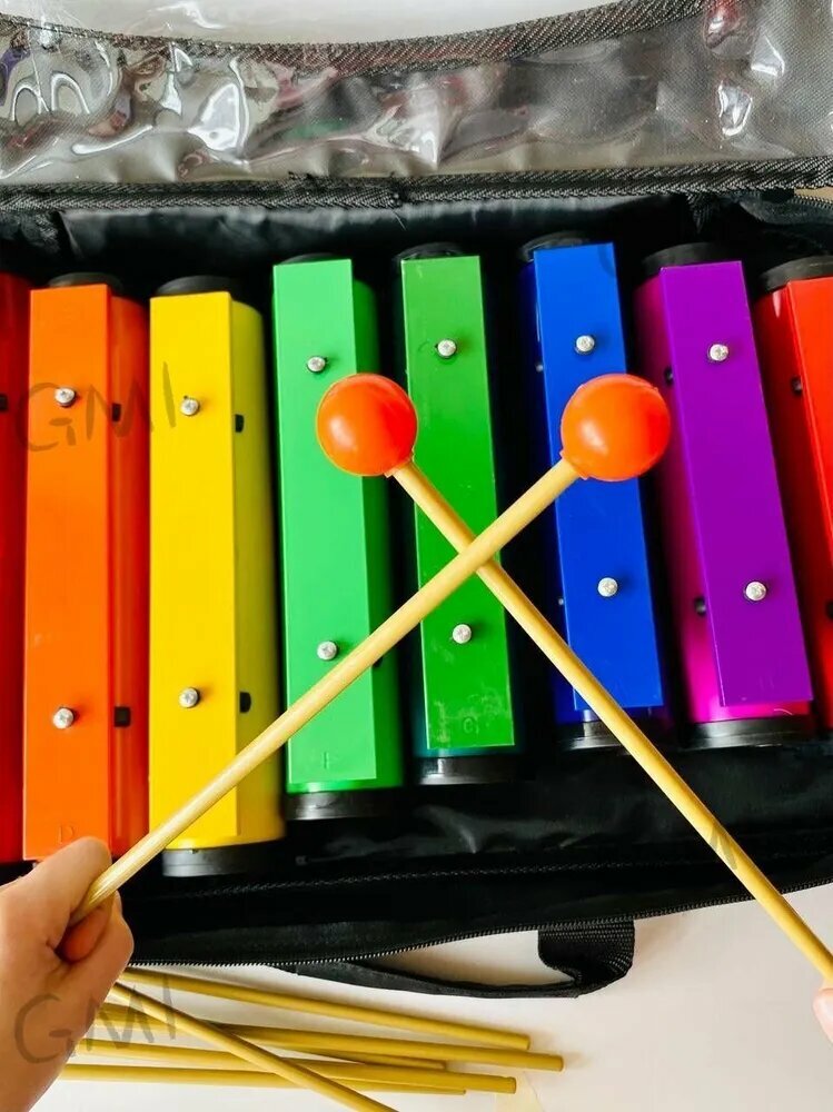 Чайм бар , диатонический, музыкальные трубки , 8 пластин -8 нот, ударный музыкальный инструмент