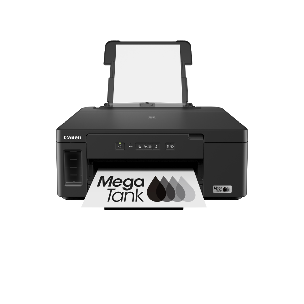 Принтер струйный Canon PIXMA GM2070, USB, Wi-Fi, LAN, СНПЧ, черный