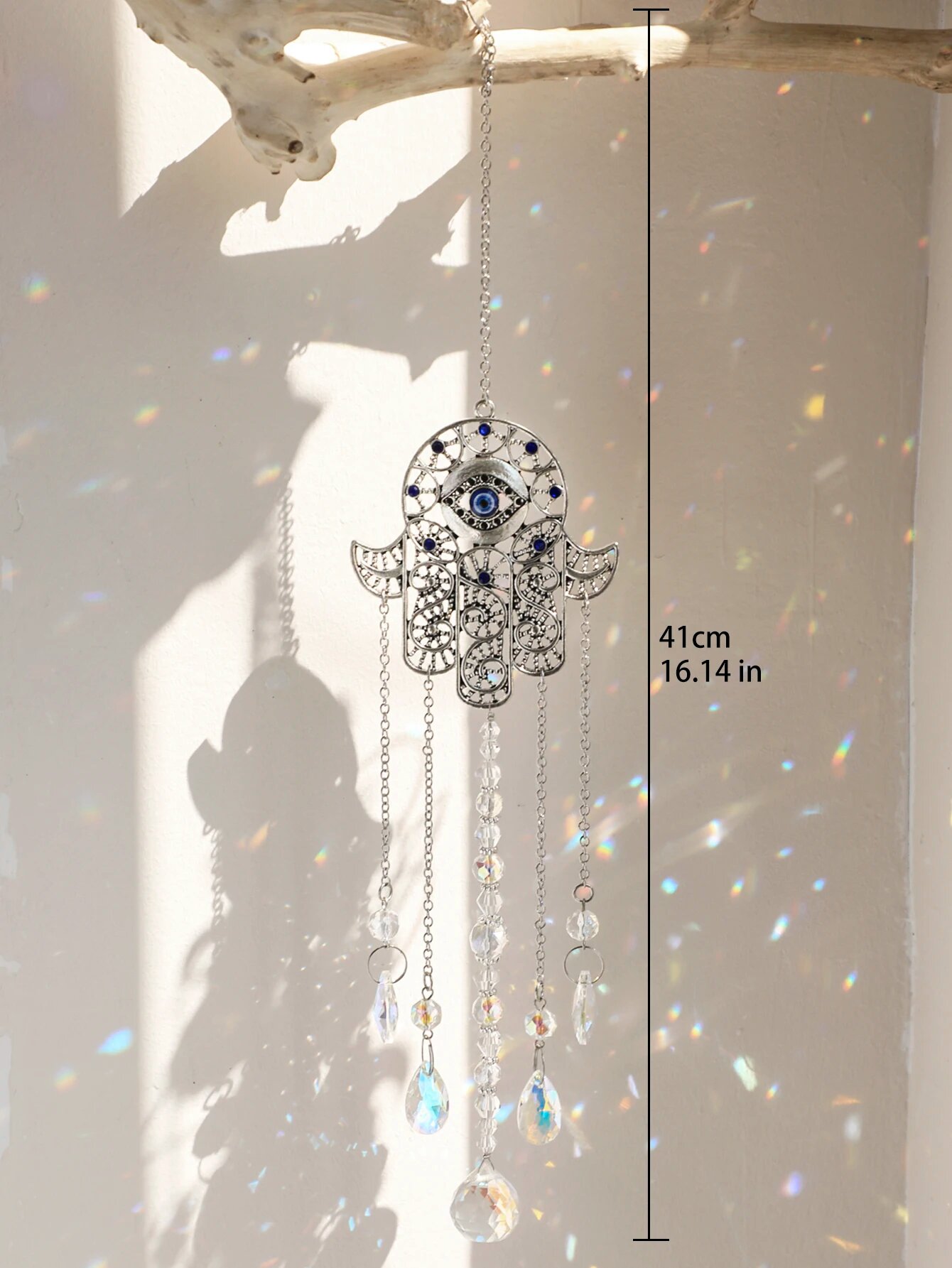 Радужный ловец солнца Хамса suncatcher MS6548