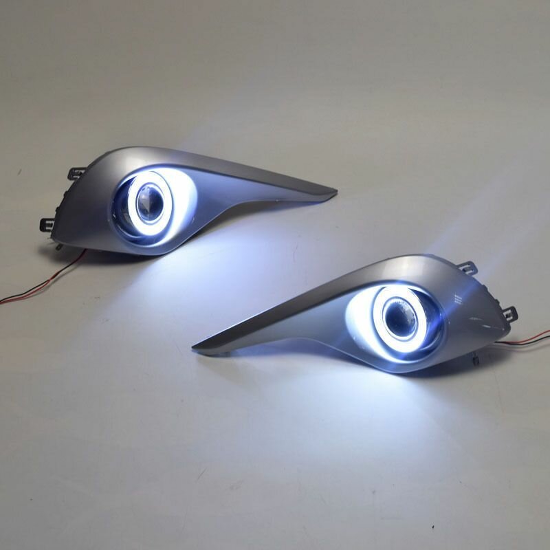 12-13 моделей модифицированных противотуманных фар для Toyota Highlander, специальные светодиодные дневные ходовые огни