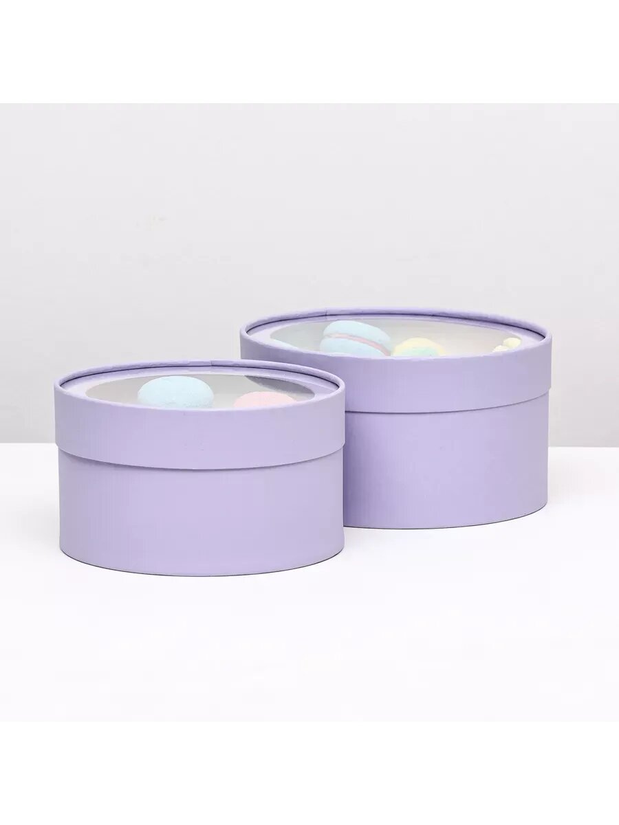 Набор шляпных коробок для сладостей и подарков