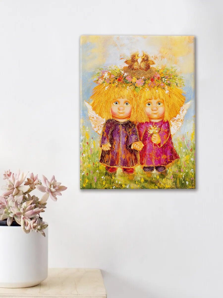 Картина с ангелом