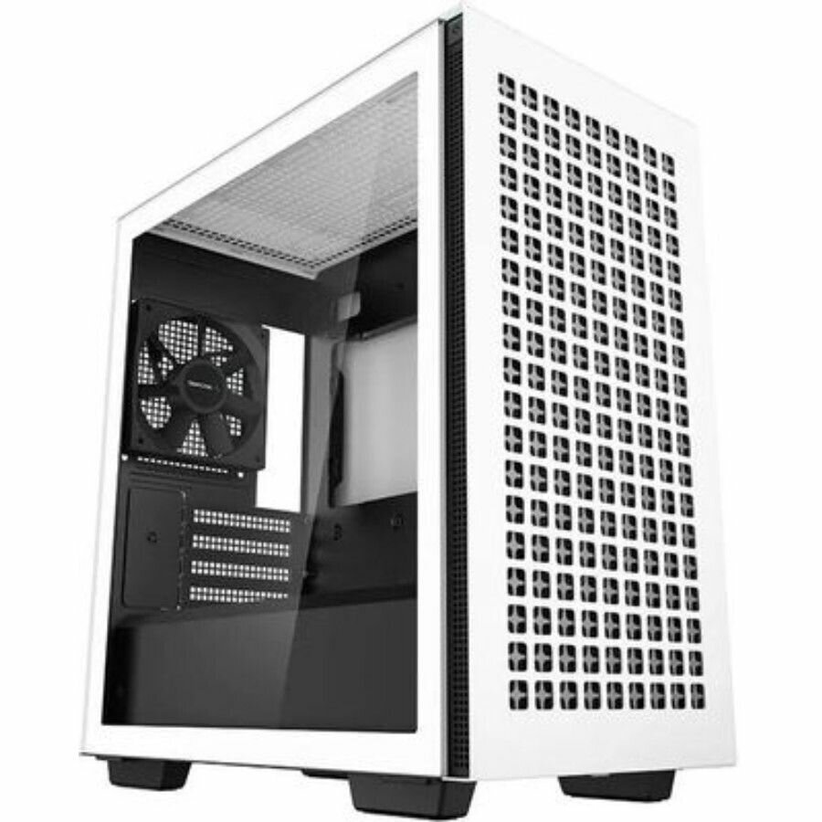 Компьютерный корпус DeepCool CH370 (CH370 WHITE) белый - Mini Tower, micro-ATX, mini-ITX, USB 3.2 Gen 1 Type-A